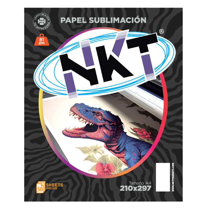 Paquete de Papel Transfer Paper NKT para Sublimar de Tamaño A4 ...